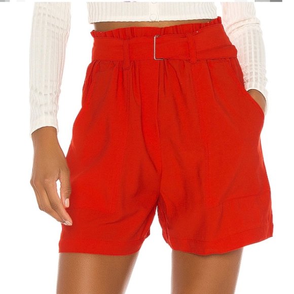 Sabina Musayev | Shorts | New Sabina Musayev Red Hope Belt Paper Bag ...